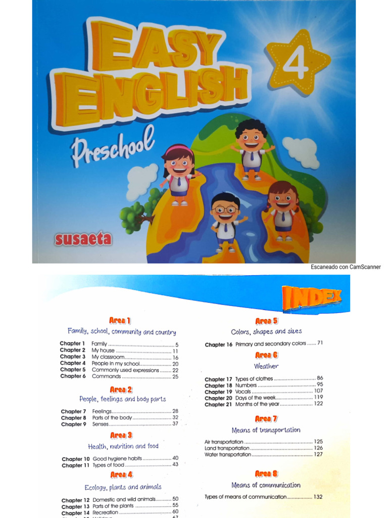 Easy English Preschool 4 | PDF