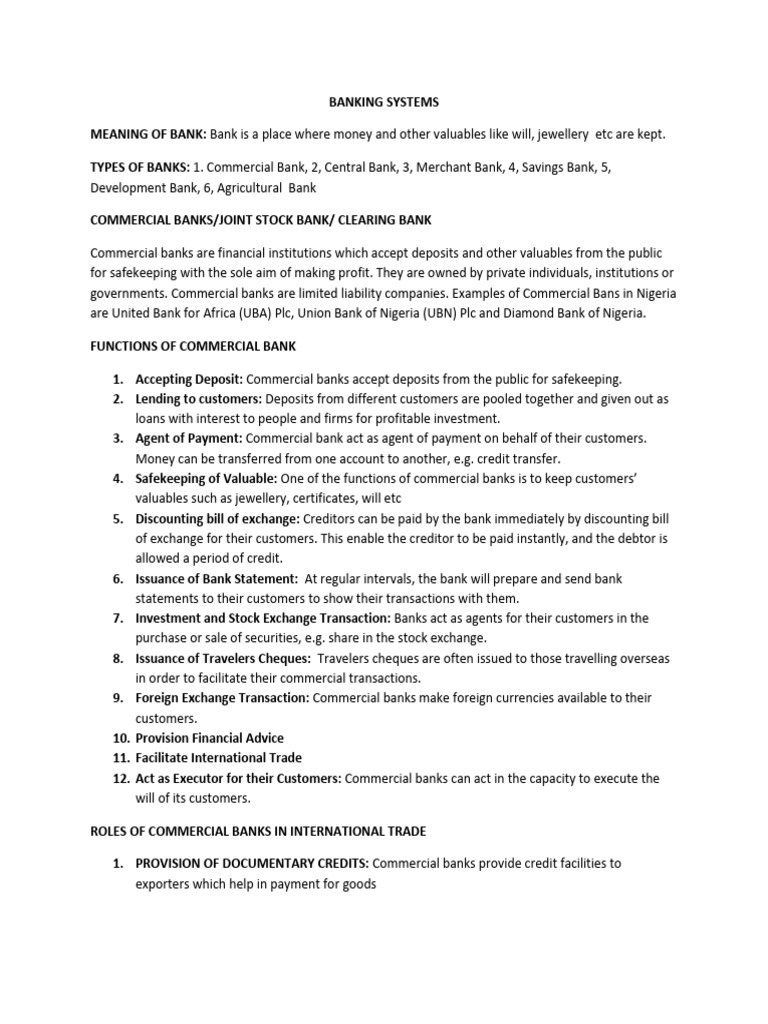 6488 - Banking Systems SS2 2017 | PDF | Banks | Finance & Money Management