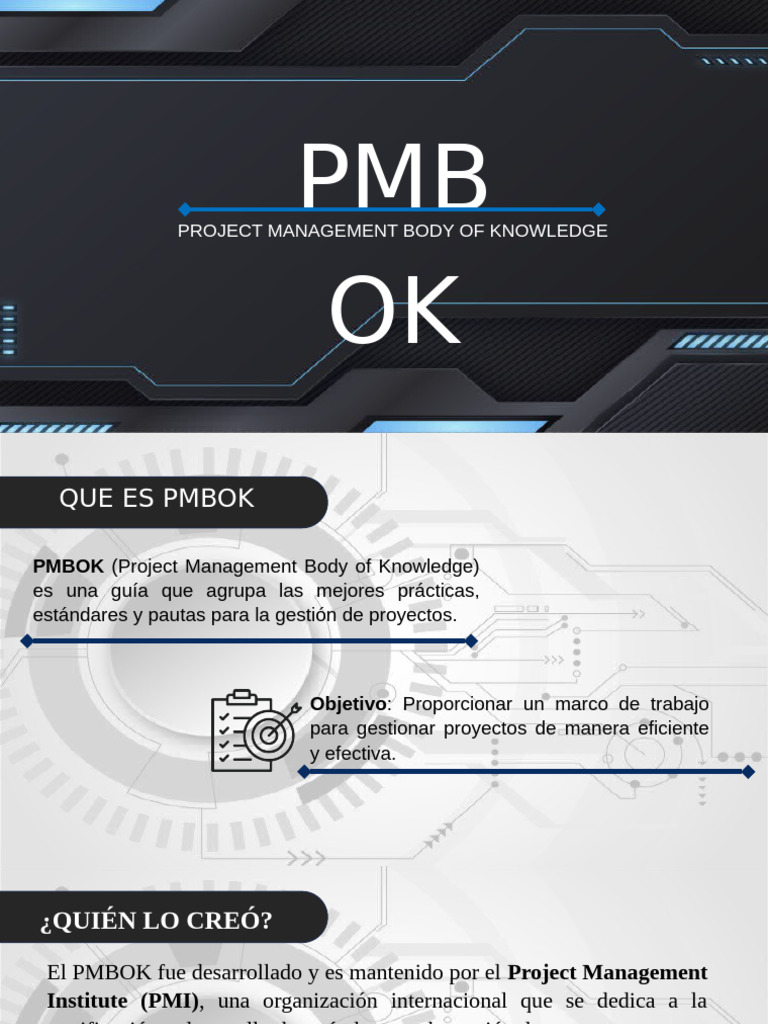 Guía PMBOK: Gestión de Proyectos Efectiva | PDF | Gestión de proyectos ...