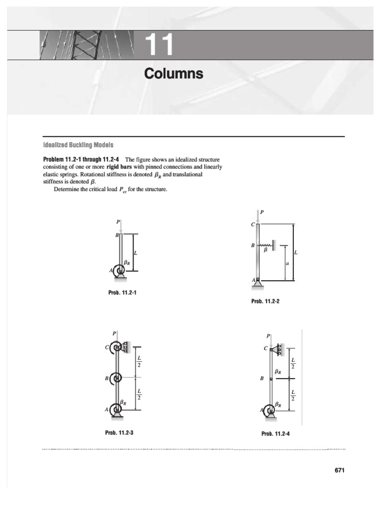 Column | PDF | Buckling | Mechanical Engineering