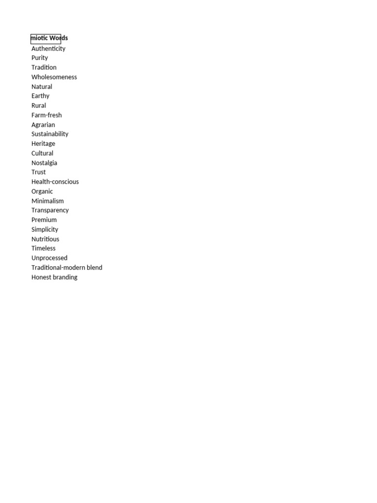 Semiotic - Analysis - Words - ITC | PDF