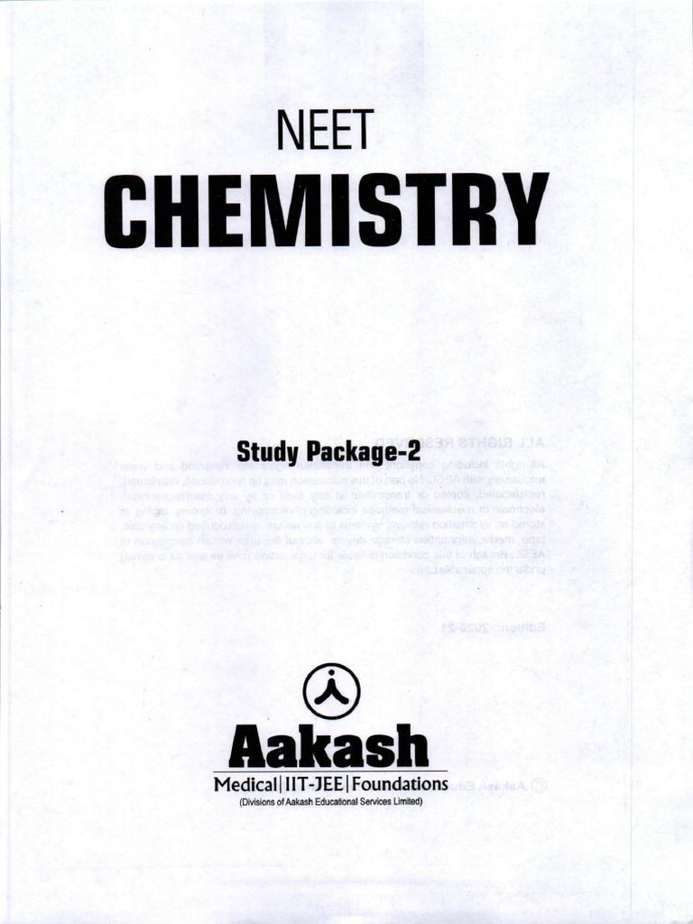 RM Study Package 2 Chemistry 2020-21 | PDF