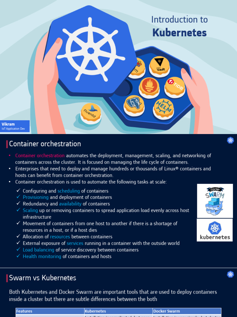 Introduction to Kubernetes | PDF | Computer Cluster | Computer Networking