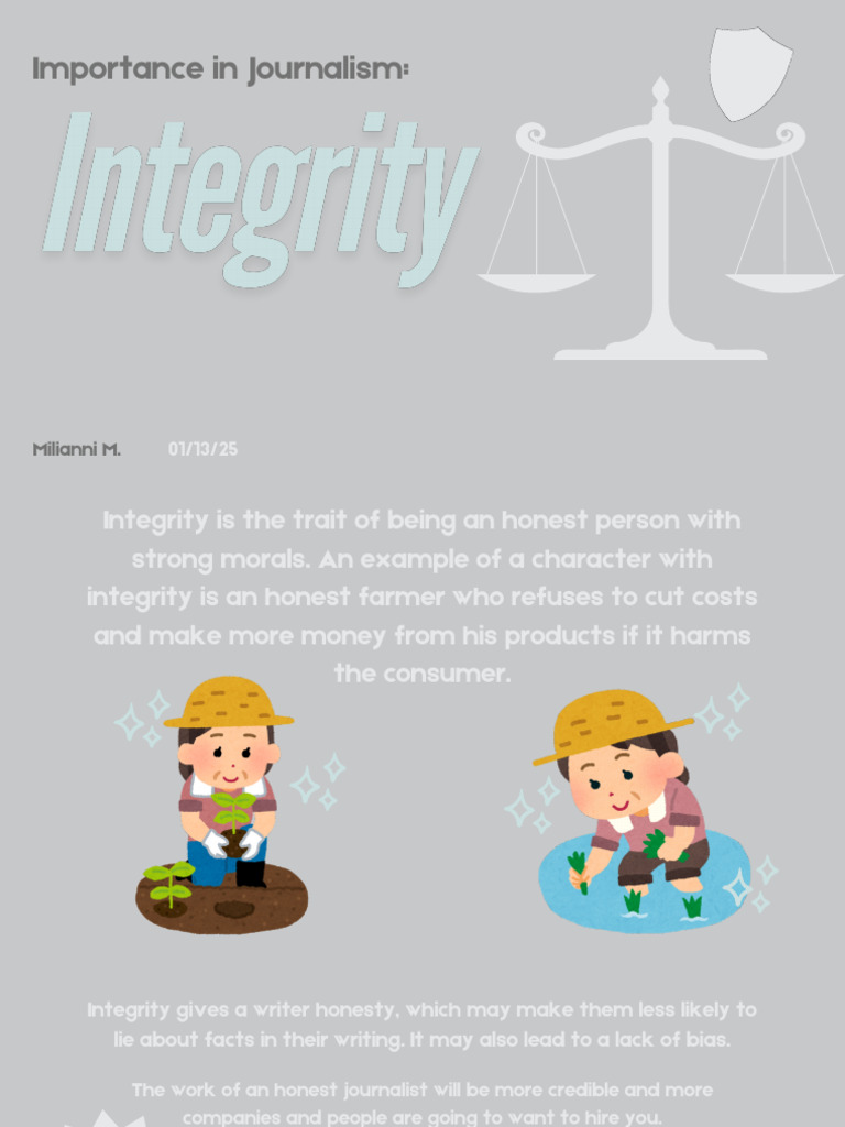 Integrity in Journalism | PDF