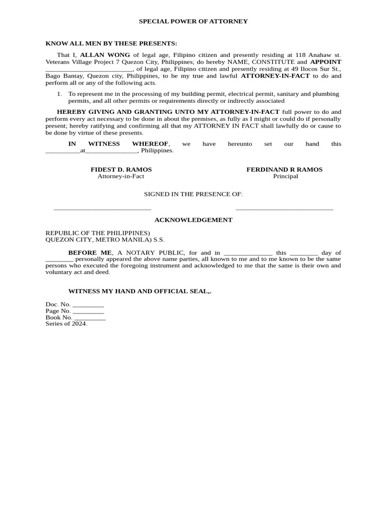 SPA ENGINEER FOR BUILDING PERMIT | PDF