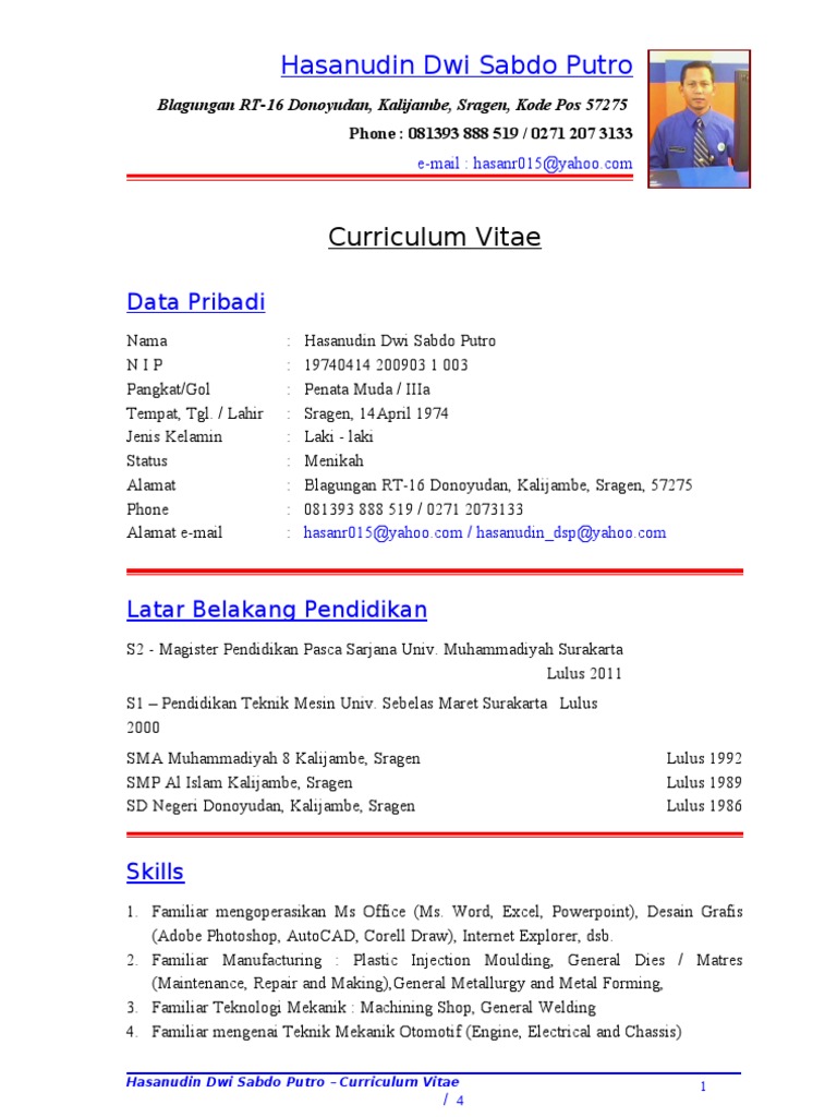 Hasanudin DSP New 2011 | PDF