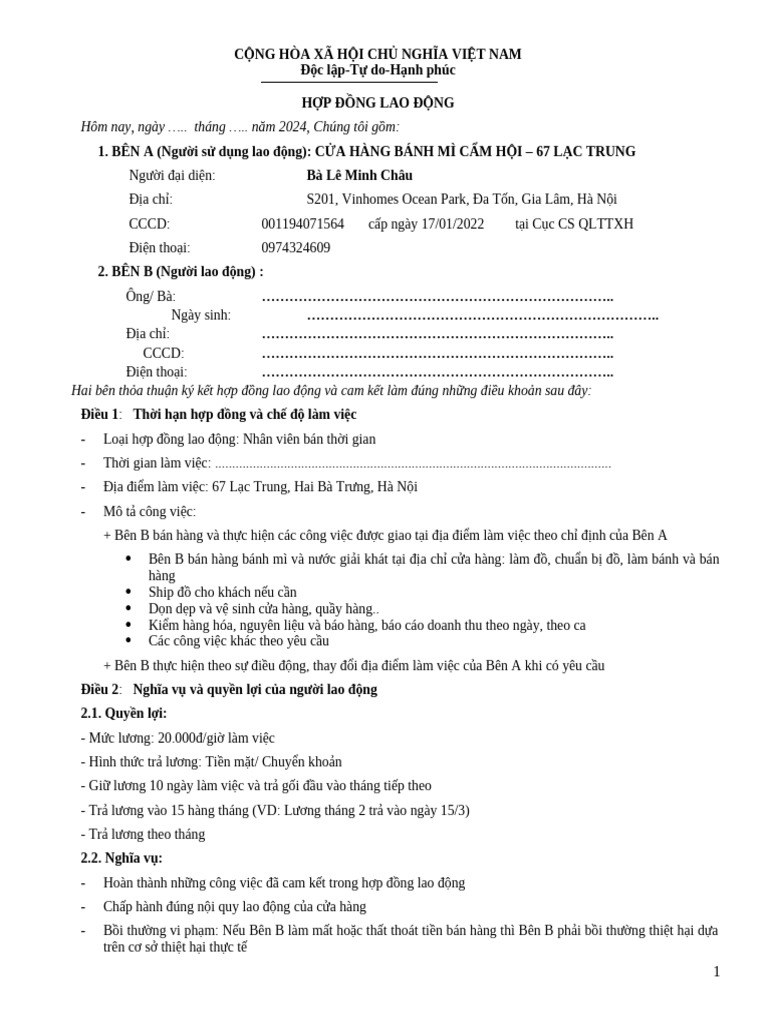 HDLD - Partime - 1 | PDF