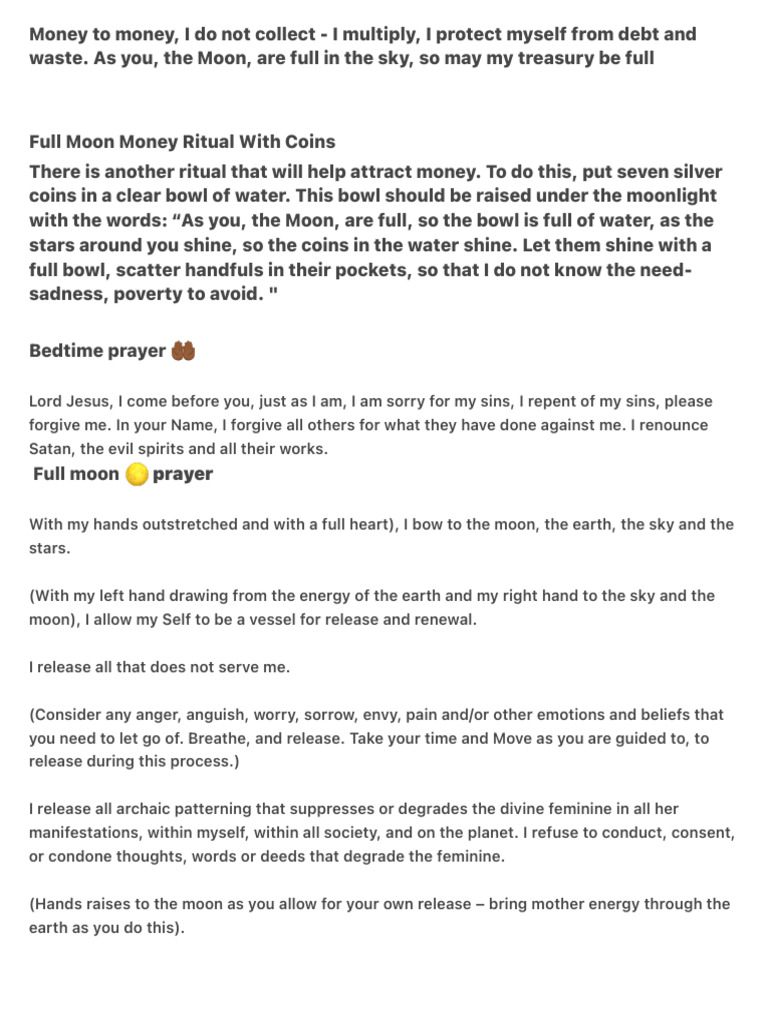 Money To Money, I Do Not Collect - I Multiply, I Protect Myself From | PDF