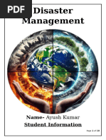 Disaster Management 9th Class Project | PDF | Natural Disasters ...