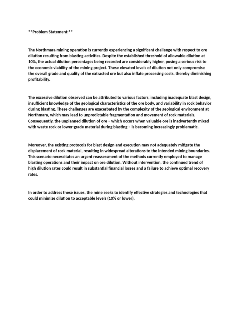 Problem Statement | PDF