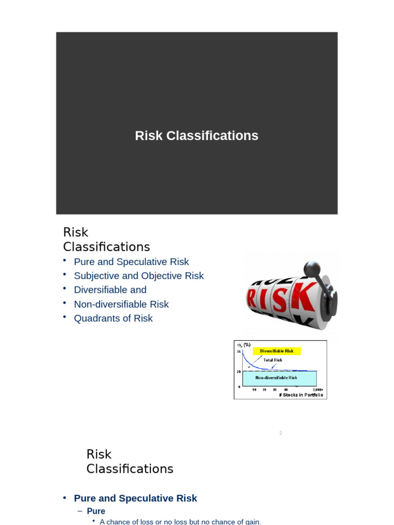 Risk Classifications & ERM History | PDF | Risk | Risk Management