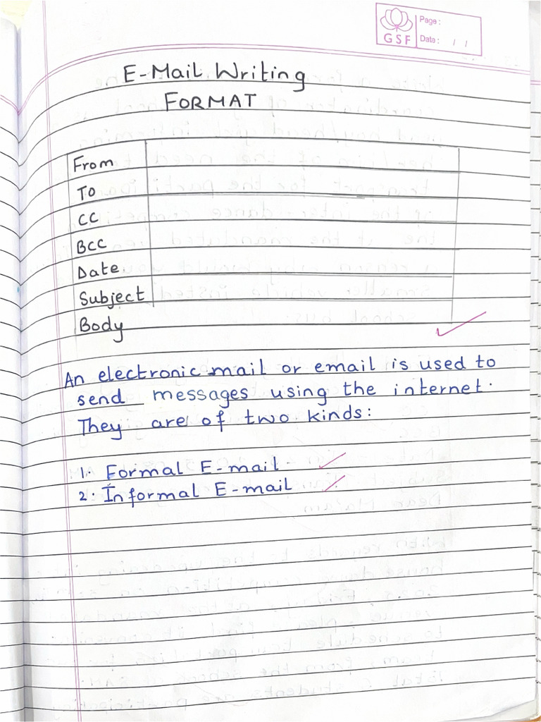E Mail Writing | PDF