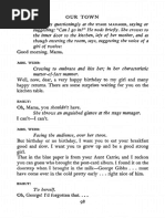 Emily, Our Town Monologue | PDF | Mystery, Thriller & Crime Fiction