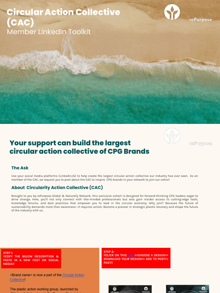 Circular Action Collective - Member Toolkit Comms Tookit | PDF ...