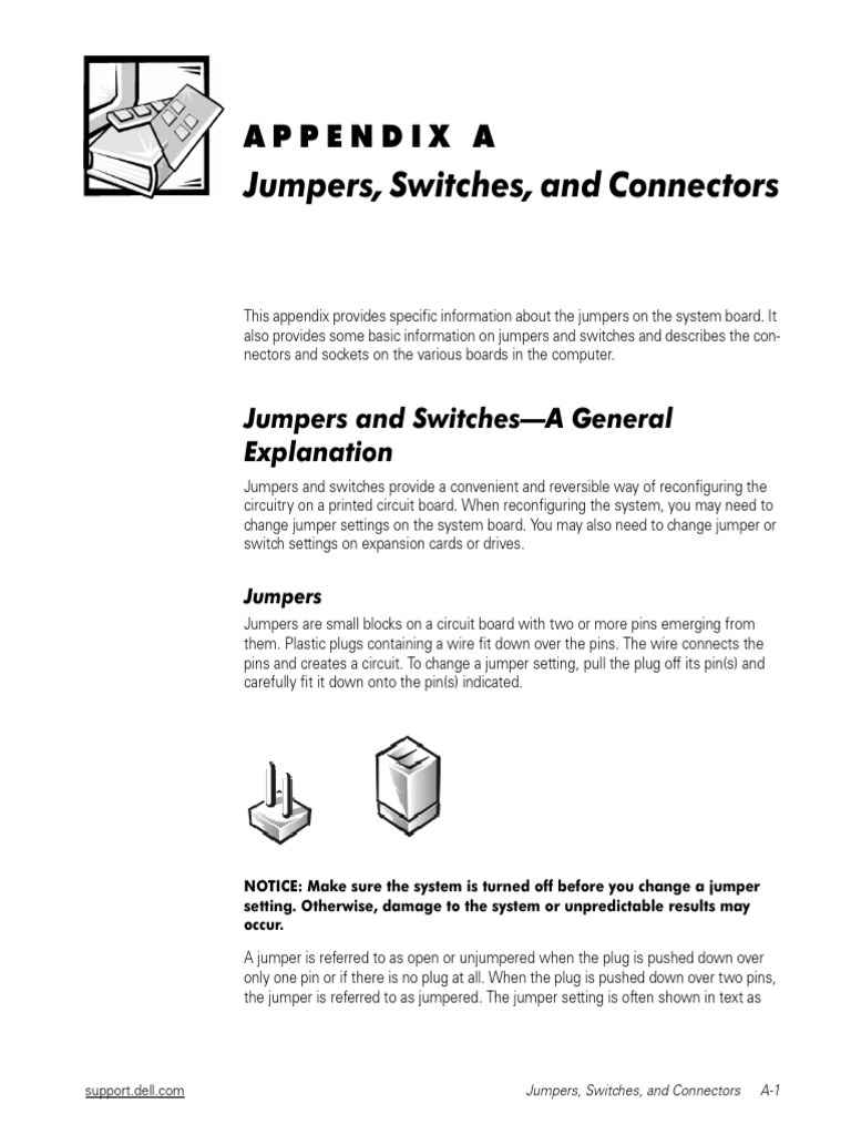 Jumper, Switches, Connector | PDF | Electrical Connector | Computer ...