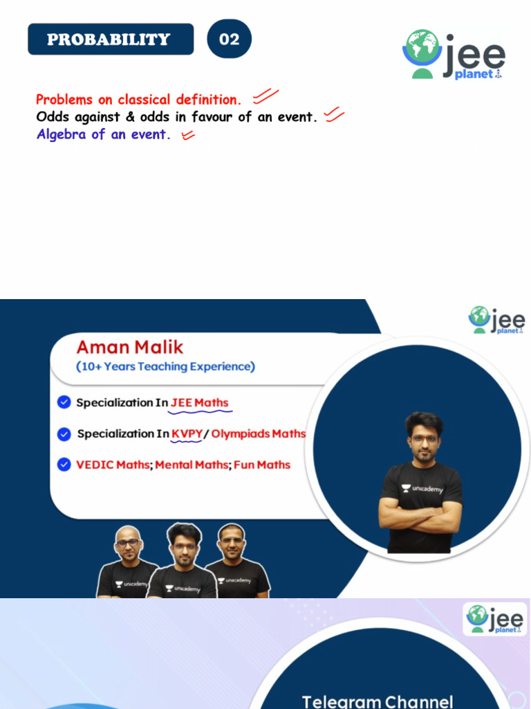 Probability 02 - Aman Sir | PDF