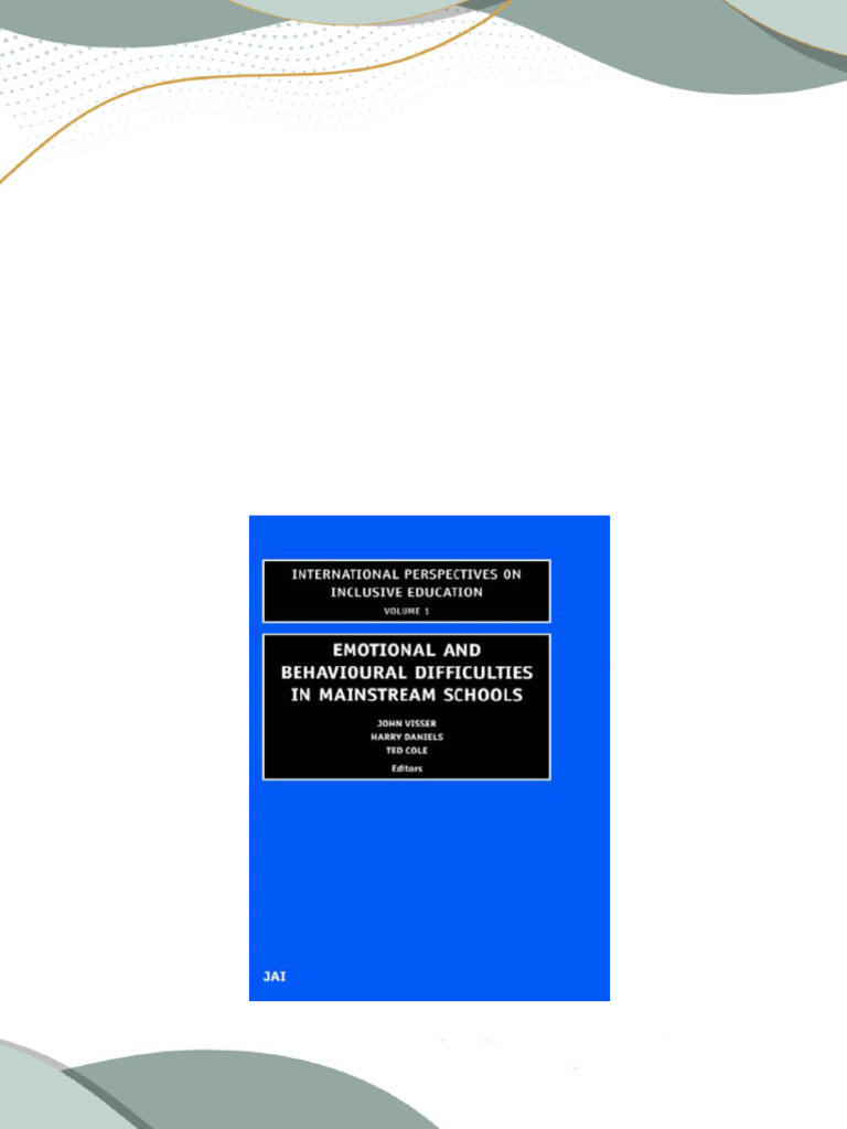 Instant download (Ebook) Emotional and Behavioural Difficulties in ... Instant download (Ebook) Emotional and Behavioural Difficulties in ...