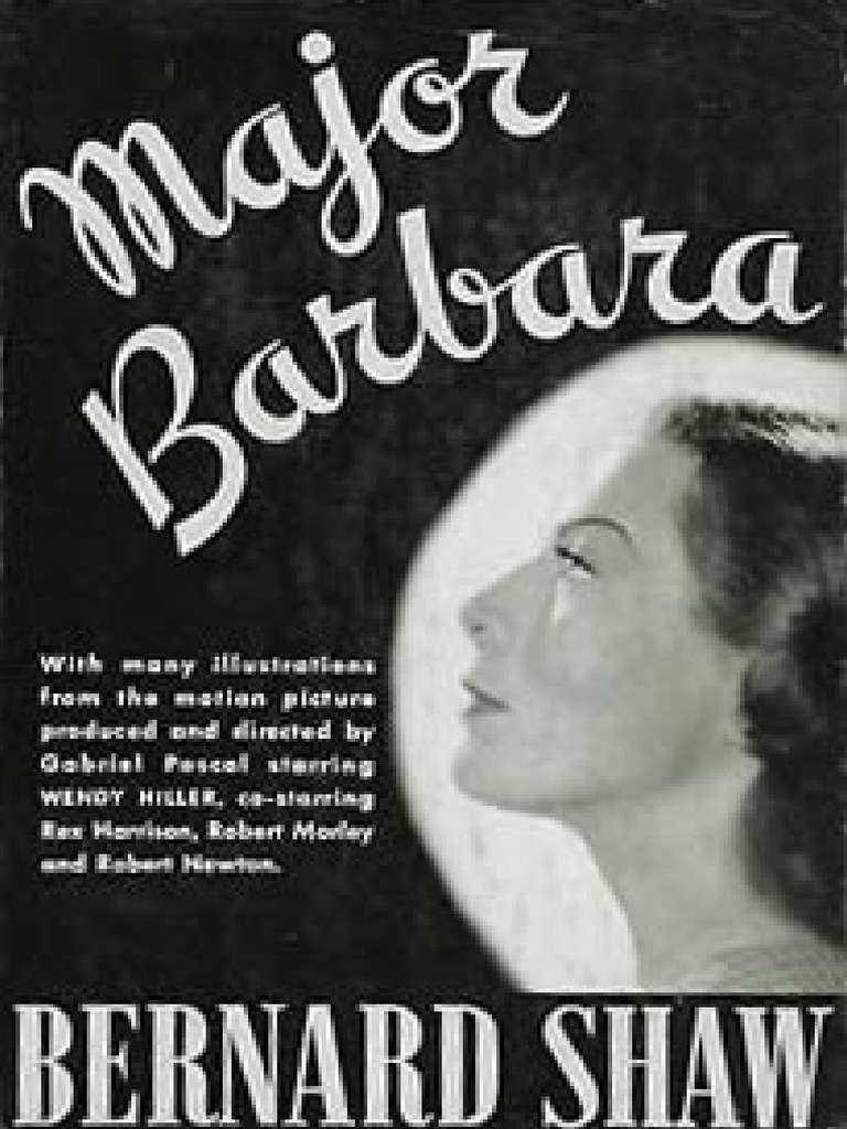 Major Barbara by George Bernard Shaw | PDF | Indemnity | Project Gutenberg