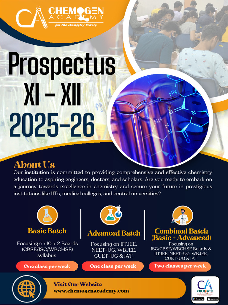Prospectus XI XII 2025 2026 | PDF | Vocational Education | Educational ...