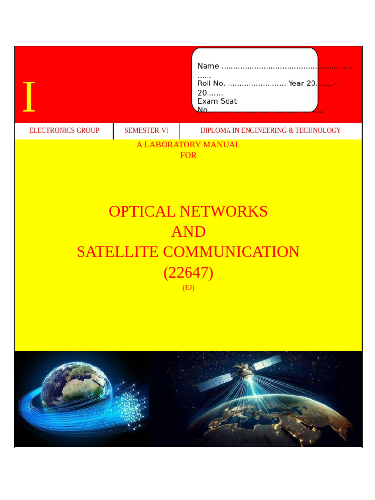 ONS 22647 Manual1 | PDF | Optical Fiber | Emission Spectrum