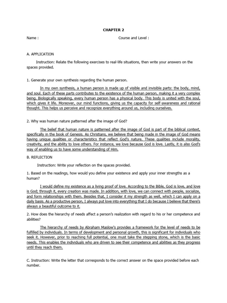 NSTP ACTIVITY 2 | PDF | Self Actualization | Image Of God