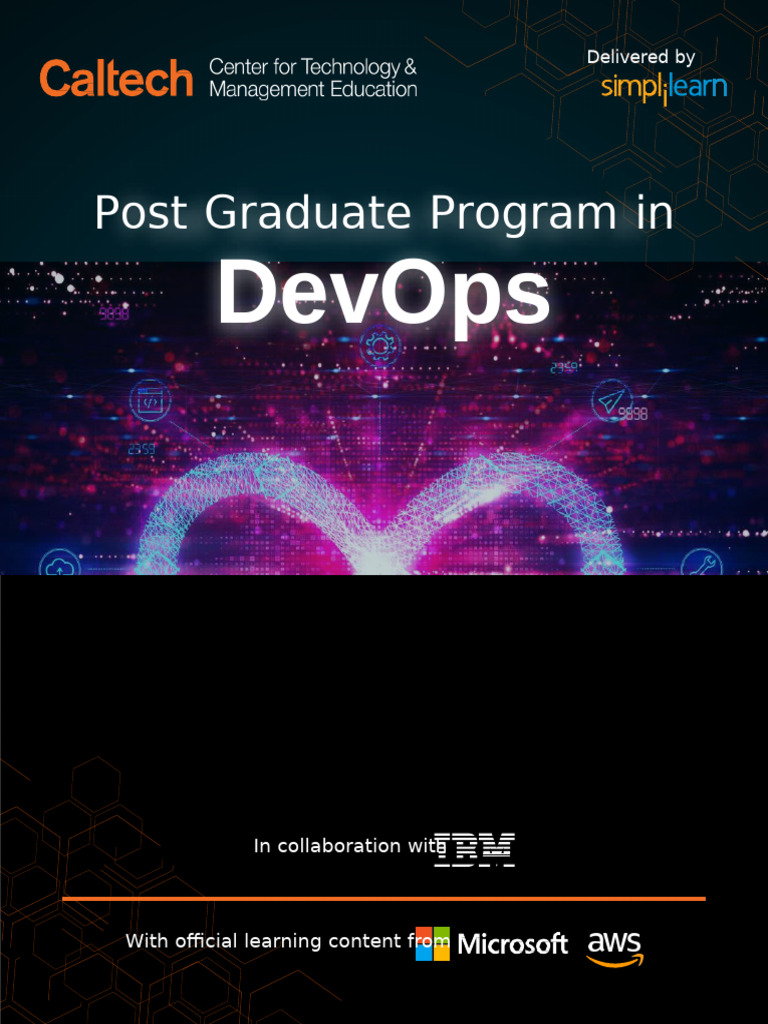 Caltech20PGP20Devops20Brochure 28-10-24 | PDF | Amazon Web Services | Cloud Computing