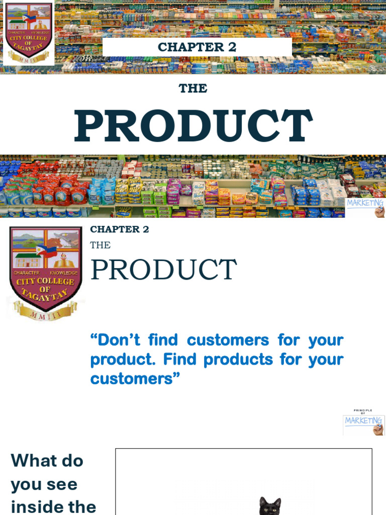 Chapter 2 Principle of Marketing The Product v2 | PDF | Product ...
