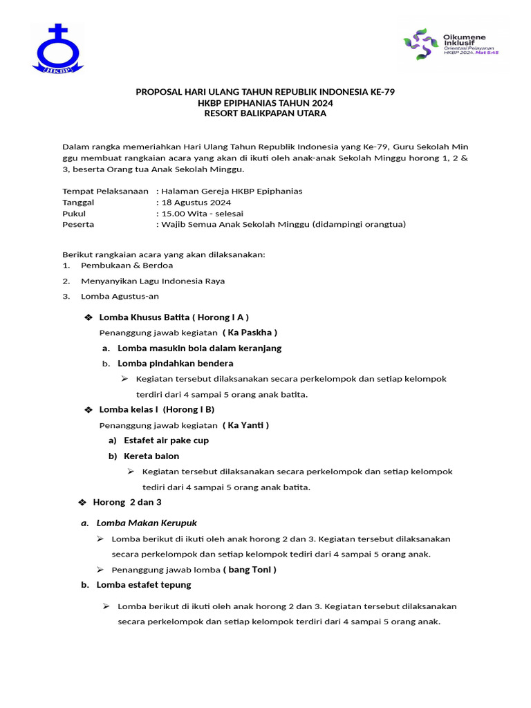 SKM - PROPOSAL 17 Agustus 2024 Revisi FIXs | PDF