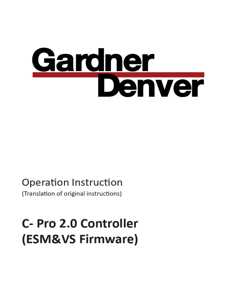 26 8 19 Controller Manual Cpro2 GD en | PDF | Parameter (Computer ...