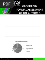 Grade 4 Geography Term 3 Paper | PDF