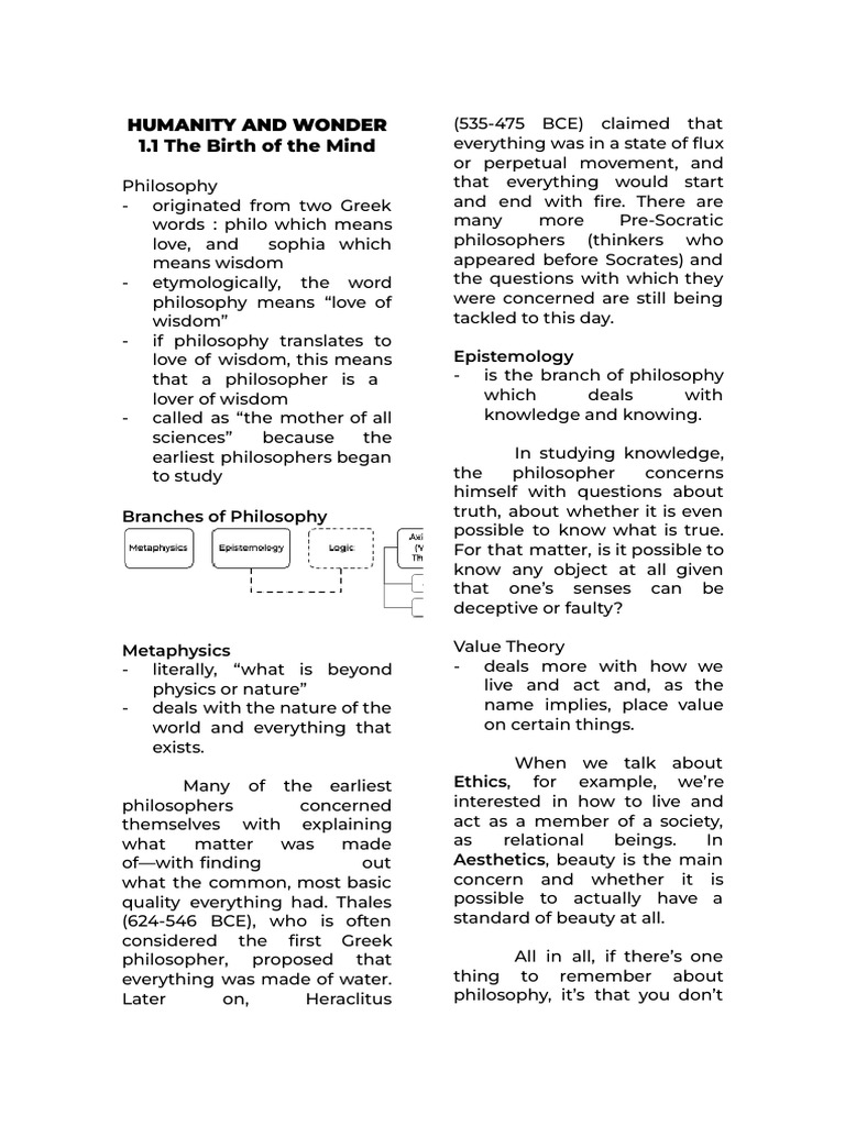 PHILO S1 Q1 | PDF | Argument | Knowledge