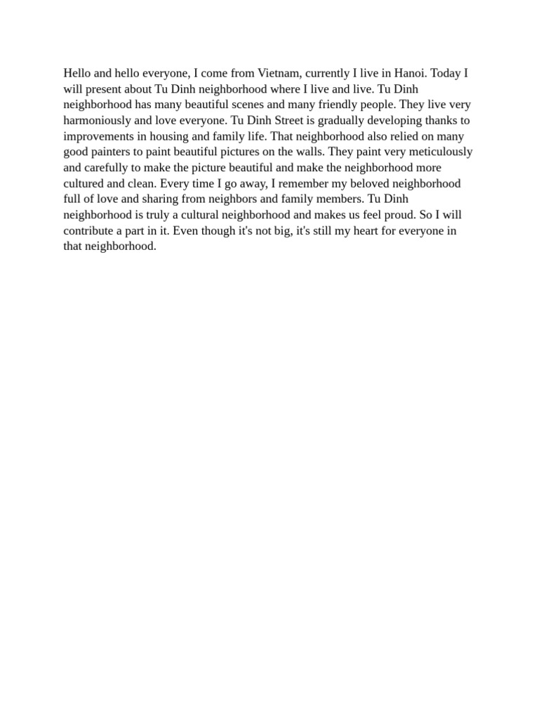 Hello and Hello Everyone | PDF
