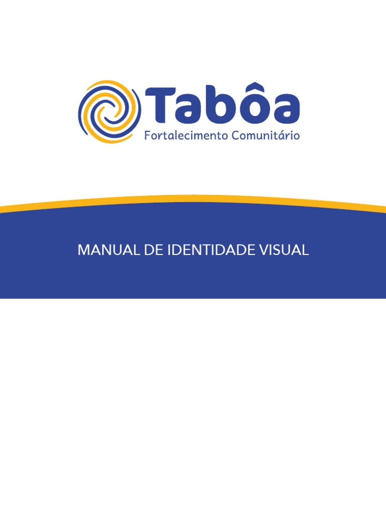 Manual de Identidade Visual Tabôa | PDF | Tipografia | Logotipos