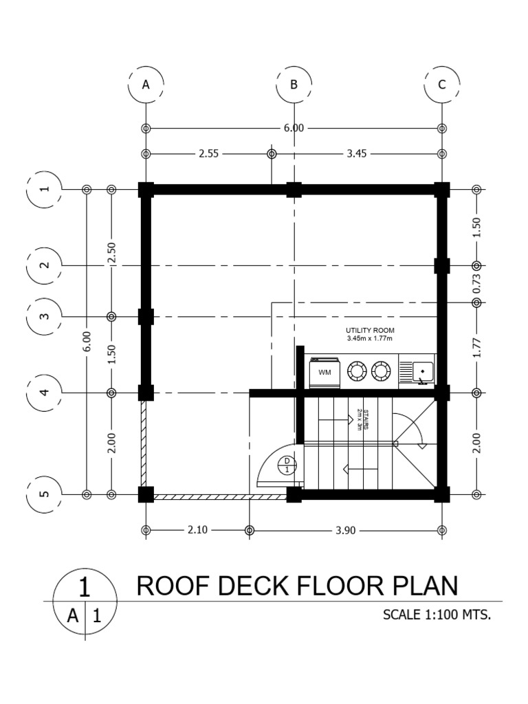 Roof Deck Floor Plan Design | PDF