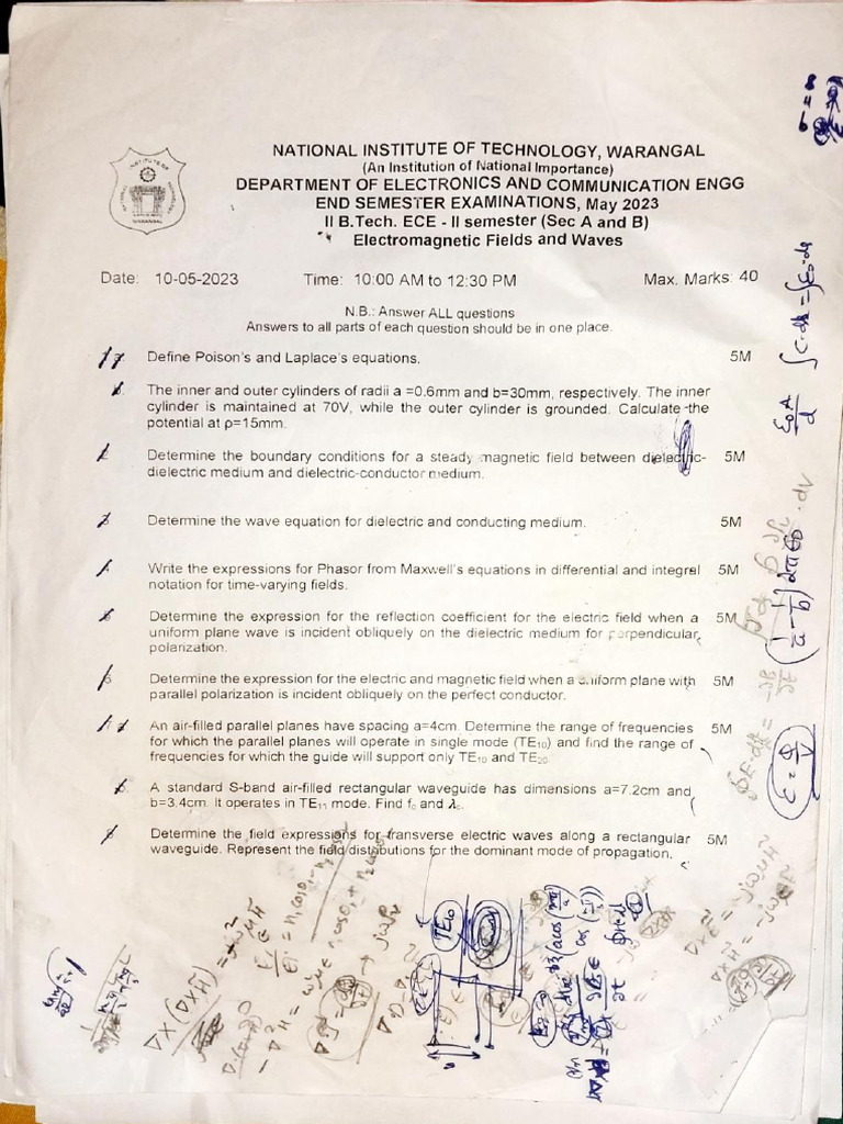 Semester 2-2 PYQs | PDF