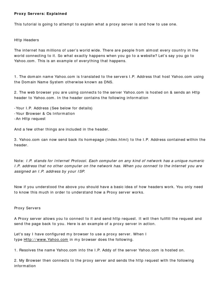 Proxies | PDF | Proxy Server | Web Server