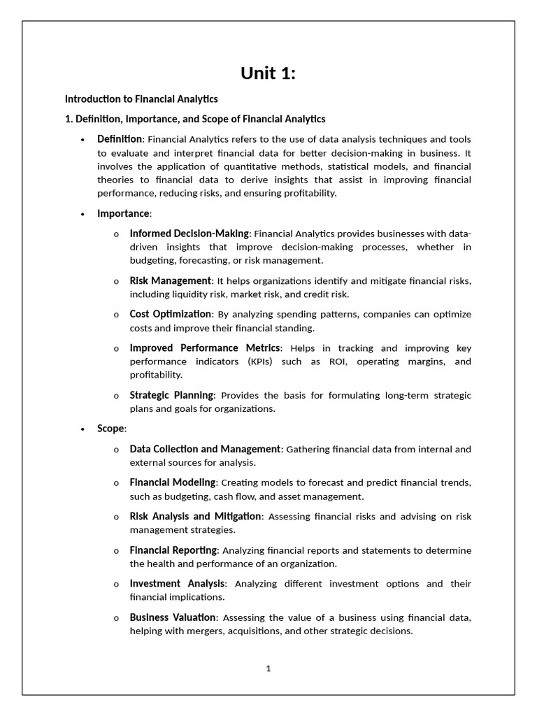 FA | PDF | Analytics | Data Analysis