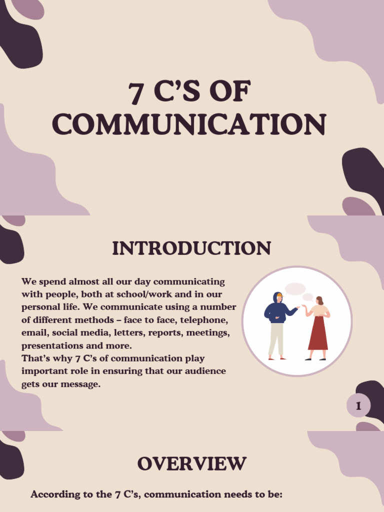 7 C's of Communication - 20250101 - 170607 - 0000 | PDF | Communication ...