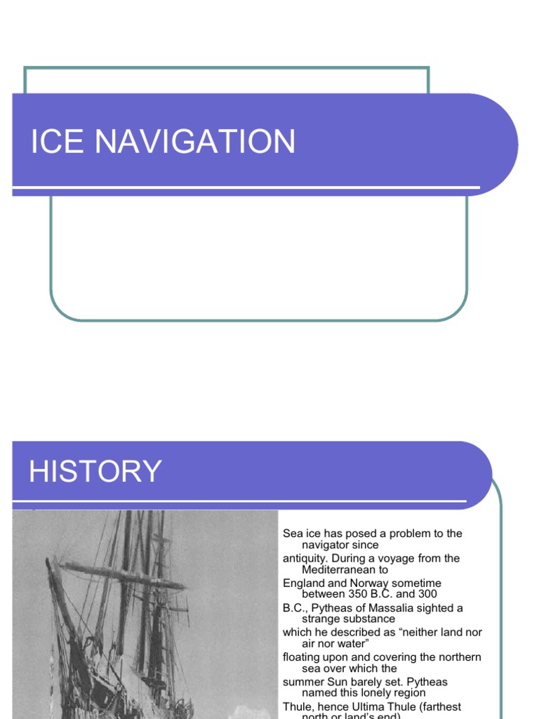 Introduction To Ice Navigation | PDF | Sea Ice | Ice