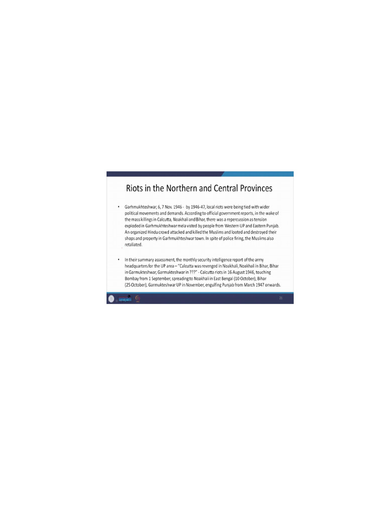 lec6 | PDF | Partition Of India | Bengal