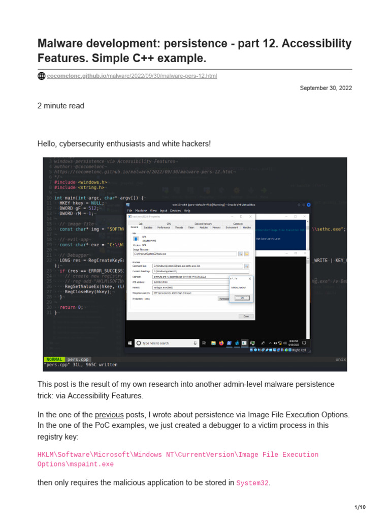 2022-09-30 - Malware Development Persistence - Part 12 - Chromium ...