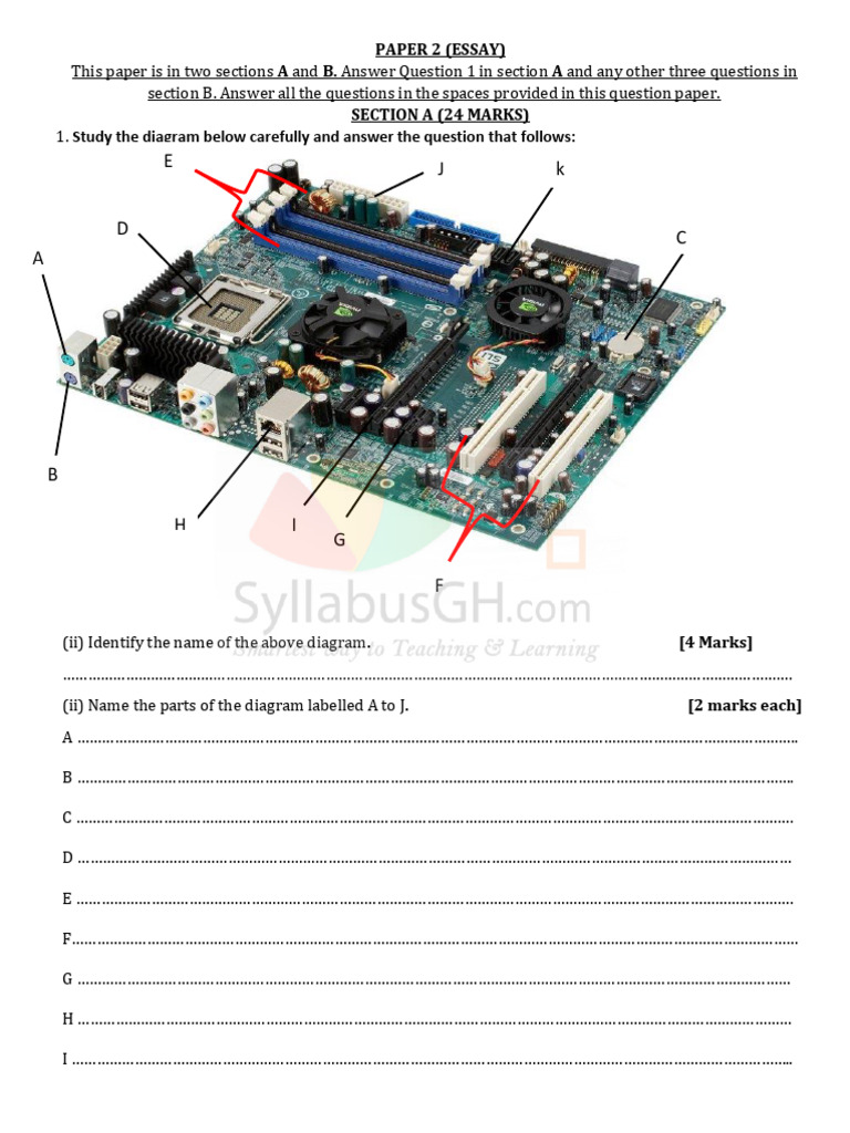 2025 B7 End of Term 1 Exams - Computing 2 | PDF | Computer Hardware ...