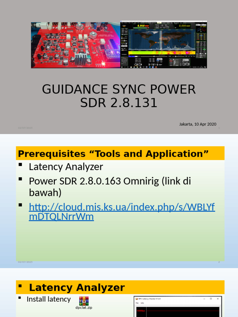 Matoa Sync to Power SDR1000 2.8.0.163 Omnirig_Update | PDF