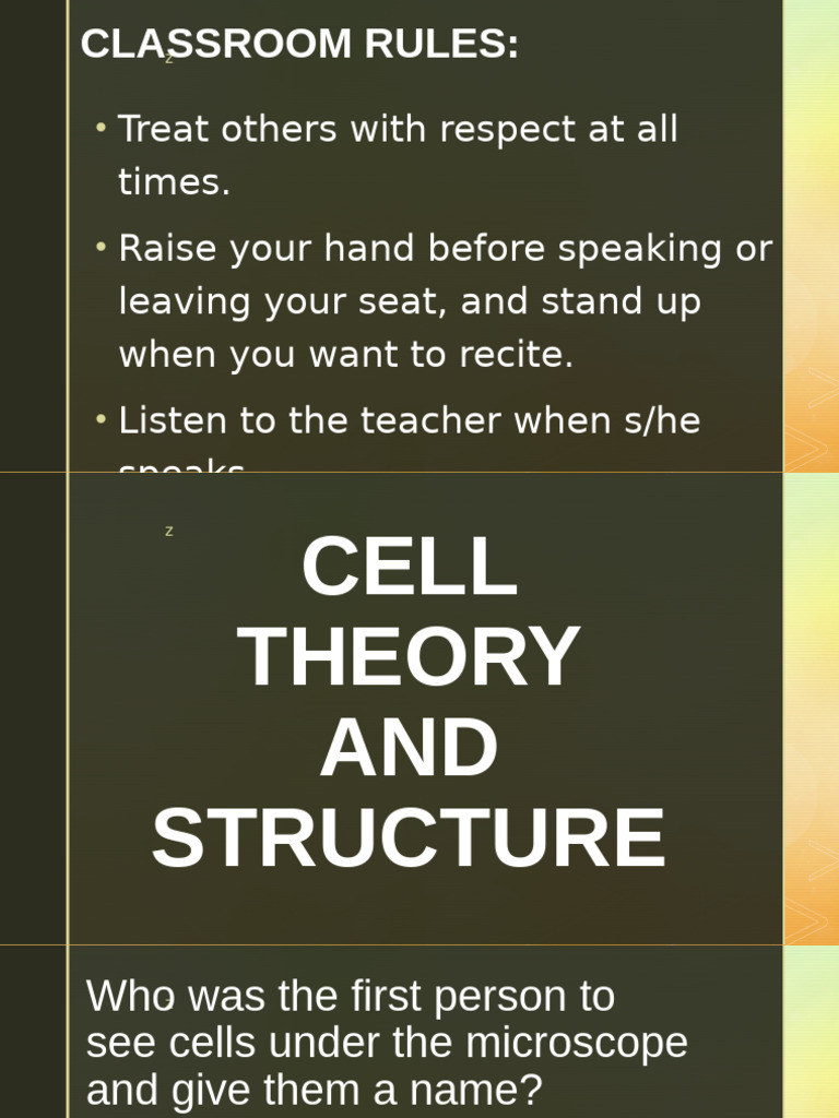 Intro to Cell Theory for Students | PDF | Cell (Biology) | Cell Anatomy