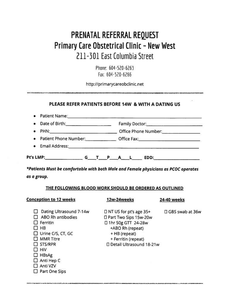 New Referral Form | PDF