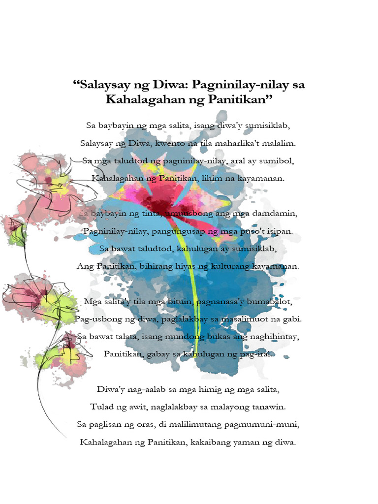 Salaysay ng Diwa | PDF