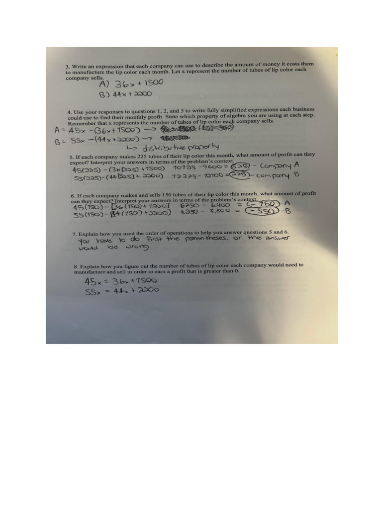 Solving Equations Assignment Rachel Bennett | PDF