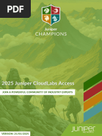 Juniper Champions Program Overview | PDF | Loyalty Program