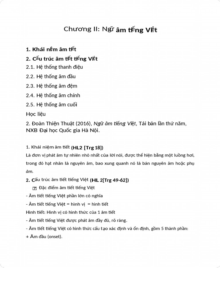 ĐC NMVNH Chương 2 | PDF