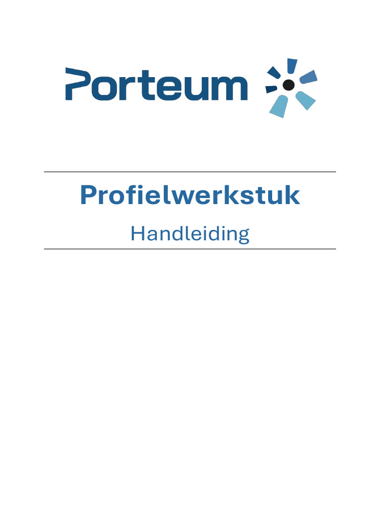 Porteum Handleiding | PDF